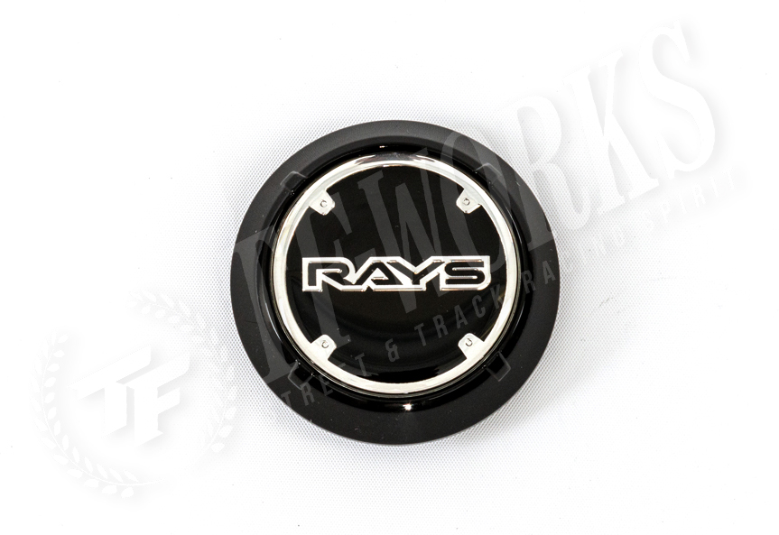 Rays WR Black Center Caps