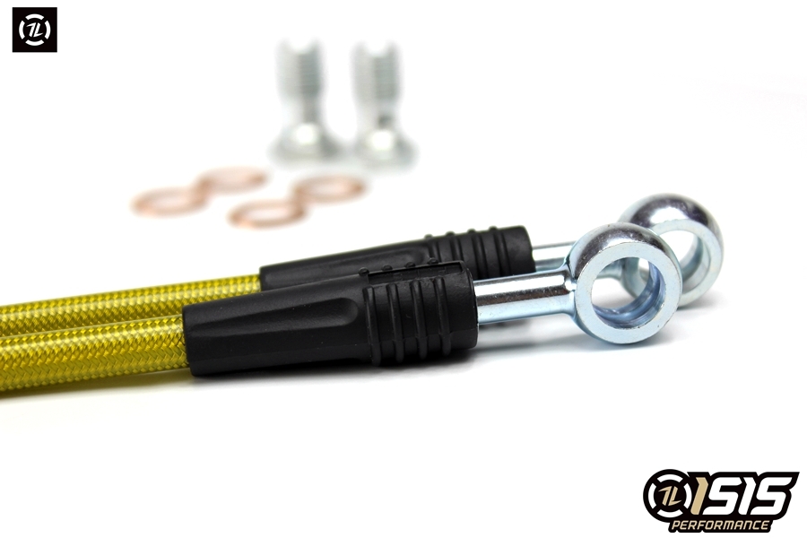 ISR Performance Stainless Steel Brake Lines - Rear 240SX S13/S14 OE