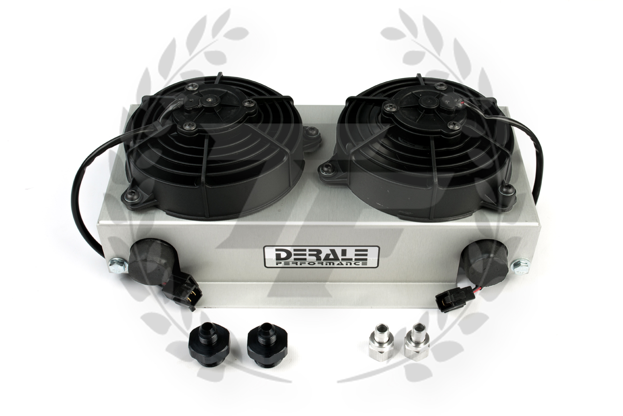 Derale Performance Hyper-Cool Remote Fluid Coolers with Fan Kits 13740 ...