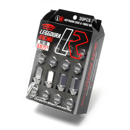 Kics Project Duralumin Lug nuts 12+4 Lock Set