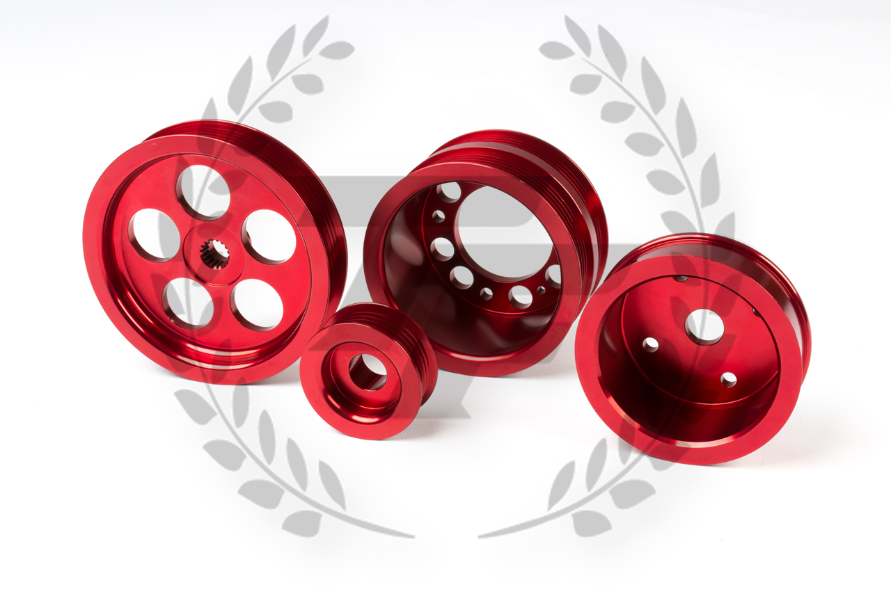 TF Lightweight Aluminum Pulley Kit Mazda RX7 FD3S 13B