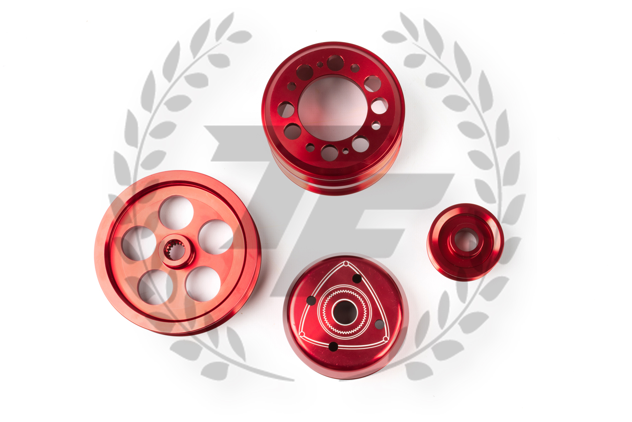 TF Lightweight Aluminum Pulley Kit Mazda RX7 FD3S 13B