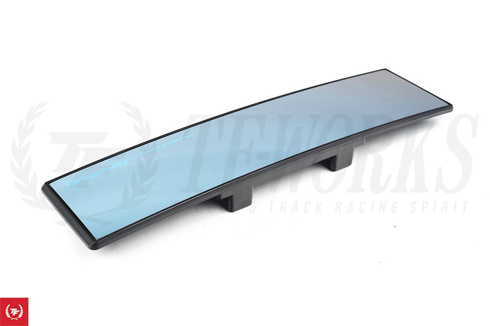 Broadway Wide 270mm Convex Curved Mirror with Blue Tint