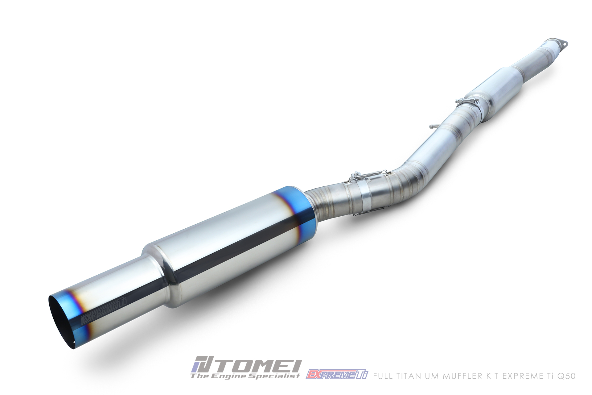 Tomei - FULL TITANIUM MUFFLER KIT EXPREME Ti Q50 - Touge Factory