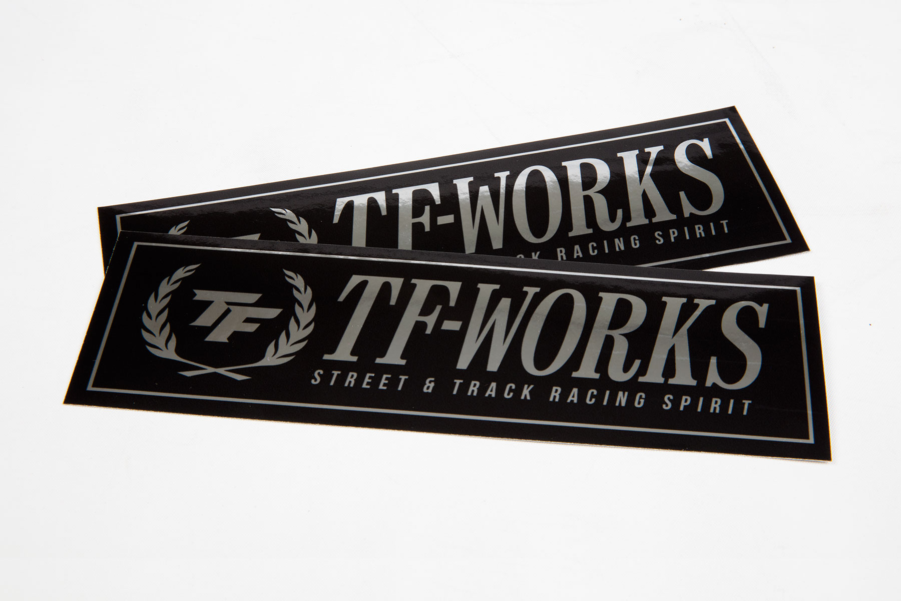 TF-Works Stickers - Black Chrome