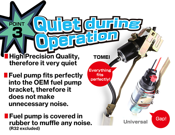 Tomei Fuel Pump for Nissan Skyline GTR R32 R33 R34 - Touge Factory