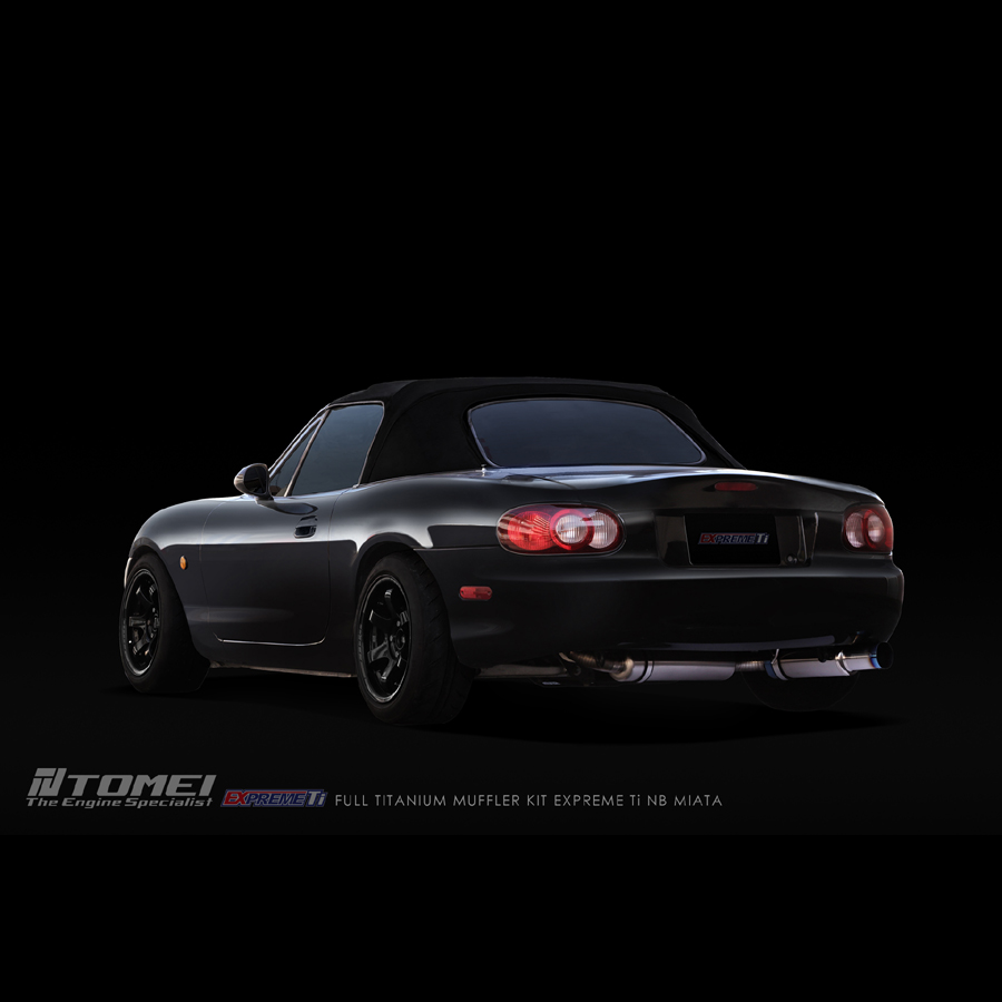 Tomei Expreme Ti Full Titanium Muffler Kit - Mazda Miata NB 99-05