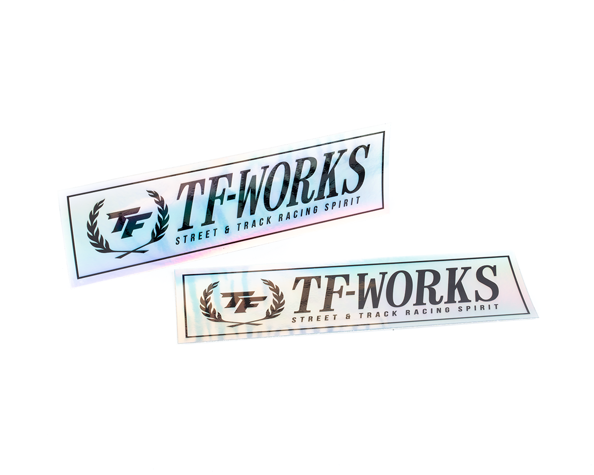 TF-Works Stickers - Black Chrome