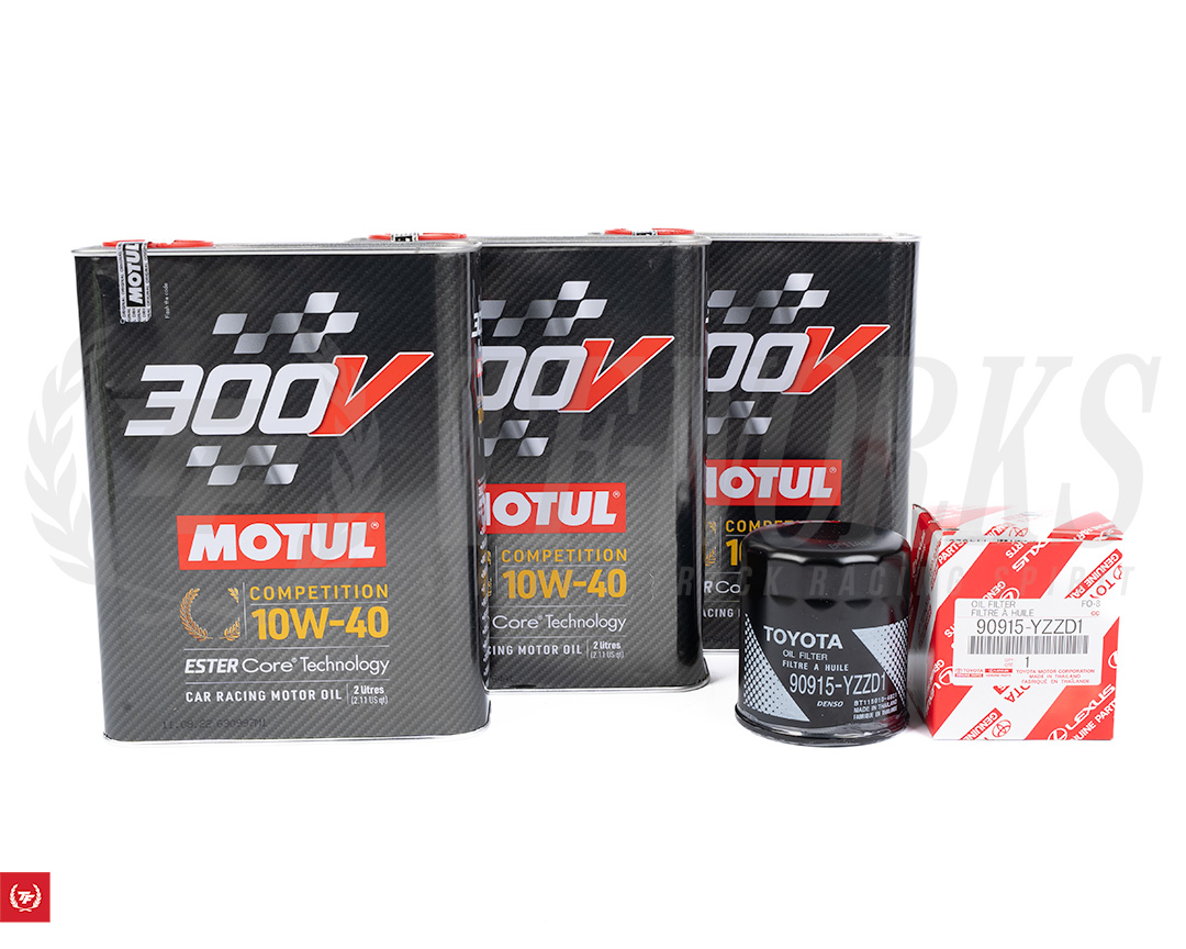 Motul 300V Racing Oil + Toyota OEM Oil Filter Package - 1JZ / 2JZ ...