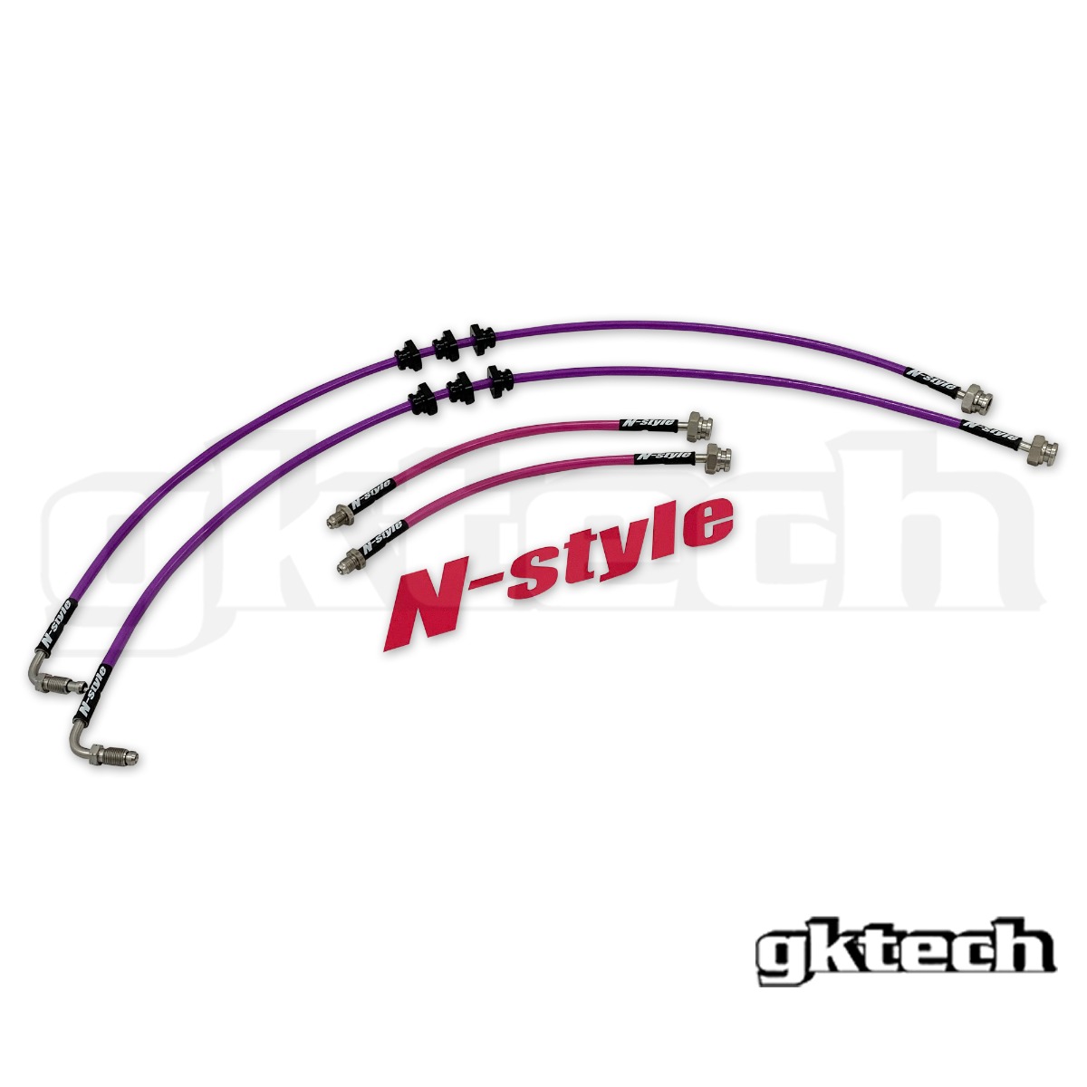 GKtech N-Style R32 GTS-T Braided Brake Line Set