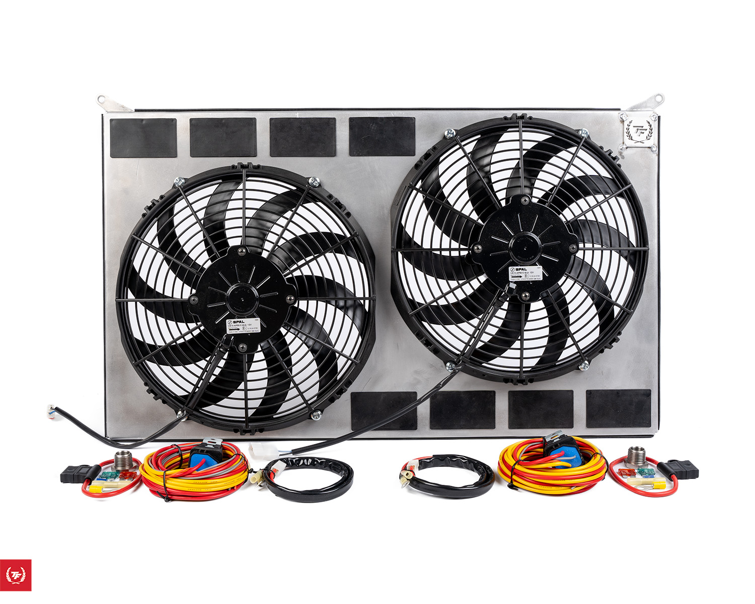 JZX90 / JZX100 Fan Shroud Kit with Dual 12" SPAL Fans + Dual Relay ...