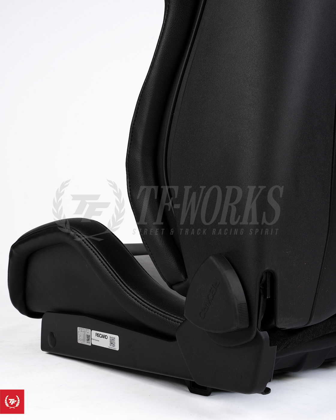 Recaro Sportster CS Reclinable Seat - Black Vinyl with Gray Suede ...