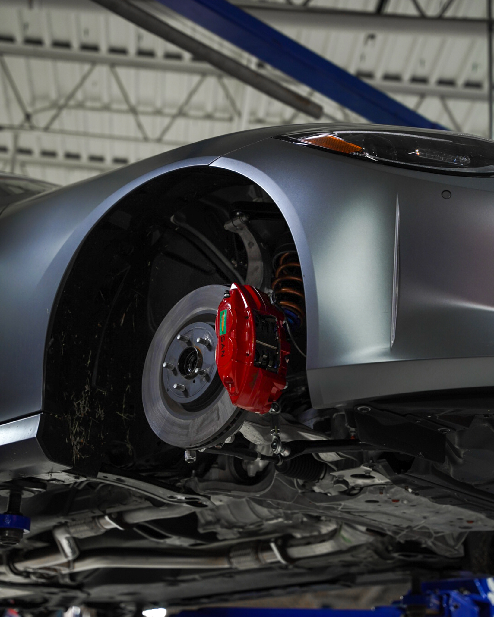 Nissan Z Front Brake Package (Performance): DBA 4000 Rotors + Carbotech ...