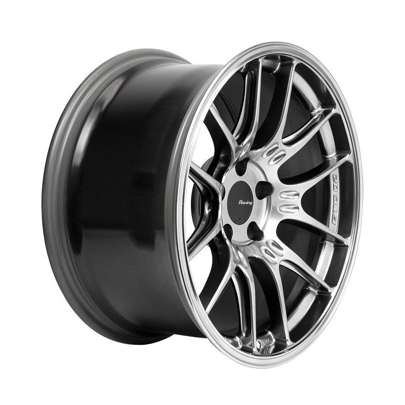 Enkei GTC02 18x9.5 5x114.3 15mm Offset 75mm Bore Hyper Silver Wheel - TF Works / Touge Factory