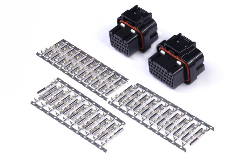 Haltech AMP 26 & 34 Pin 4 Row 3 Keyway Superseal Connector Set Plug ...