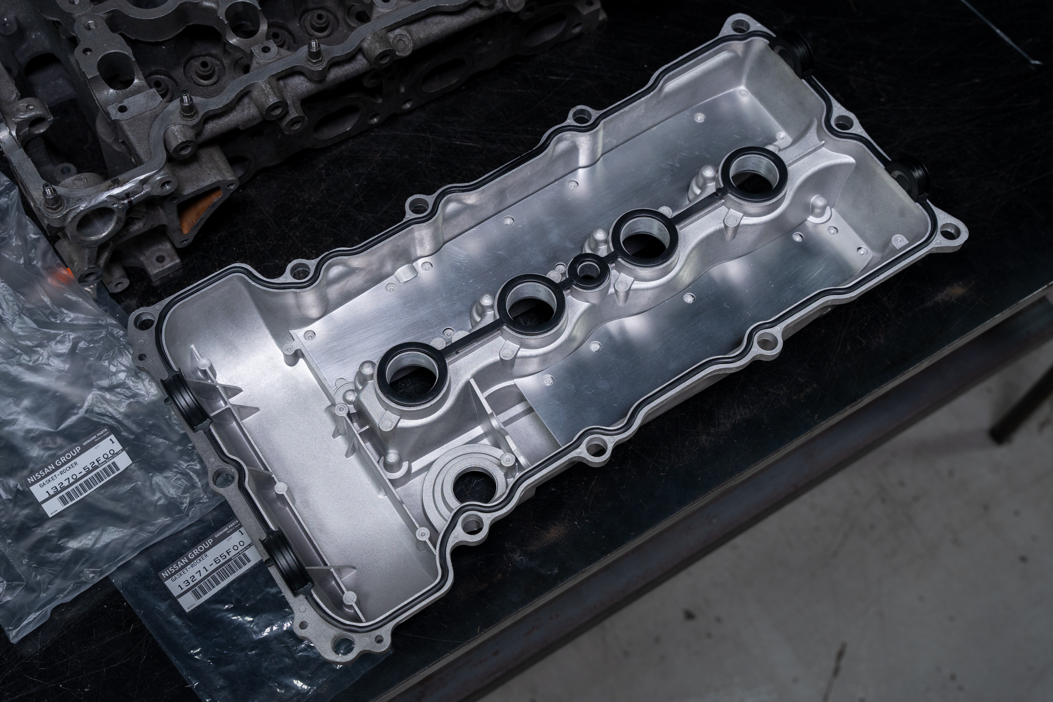 TF-Works S13.4 SR20DET Hybrid Valve Cover w/ Gaskets - Touge Factory