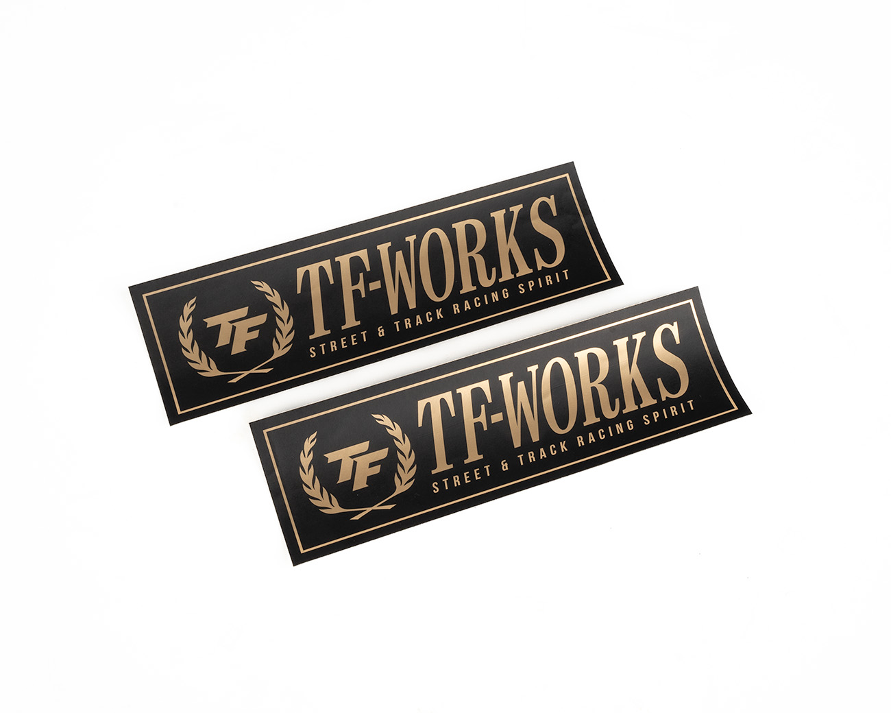 TF-Works Slap Sticker - Matte Gold Chrome - TF Works / Touge Factory