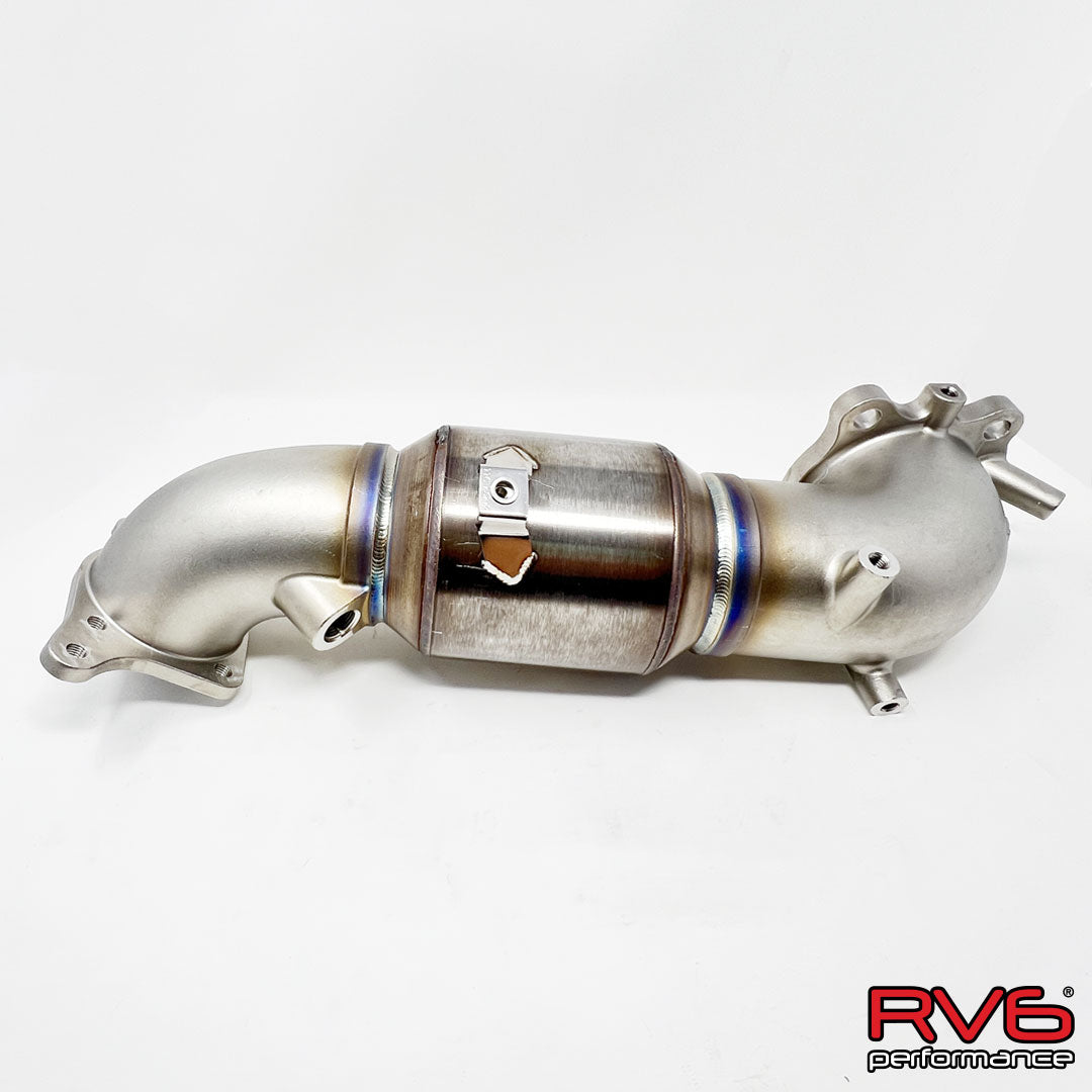 RV6 GESi G-Sport Catted Downpipe for 22+ Civic 1.5T / 22+ Civic SI ...