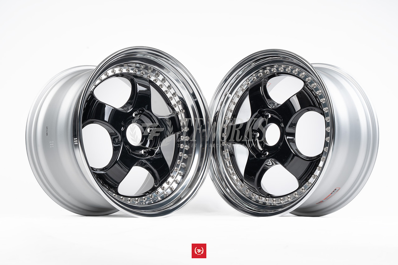 Work Meister S1 3P Porsche 19x8.5 +48 / 19x11 +42 5x130 - Black
