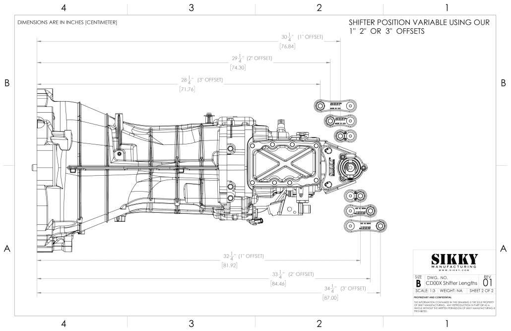 Sikky CD009 Swap Relocation Shifter - Touge Factory