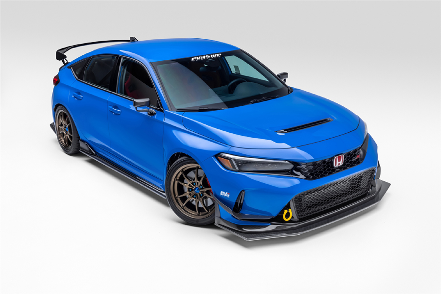 EVS Tuning Carbon Front Lip Splitter (Foam core, includes skid plate ...