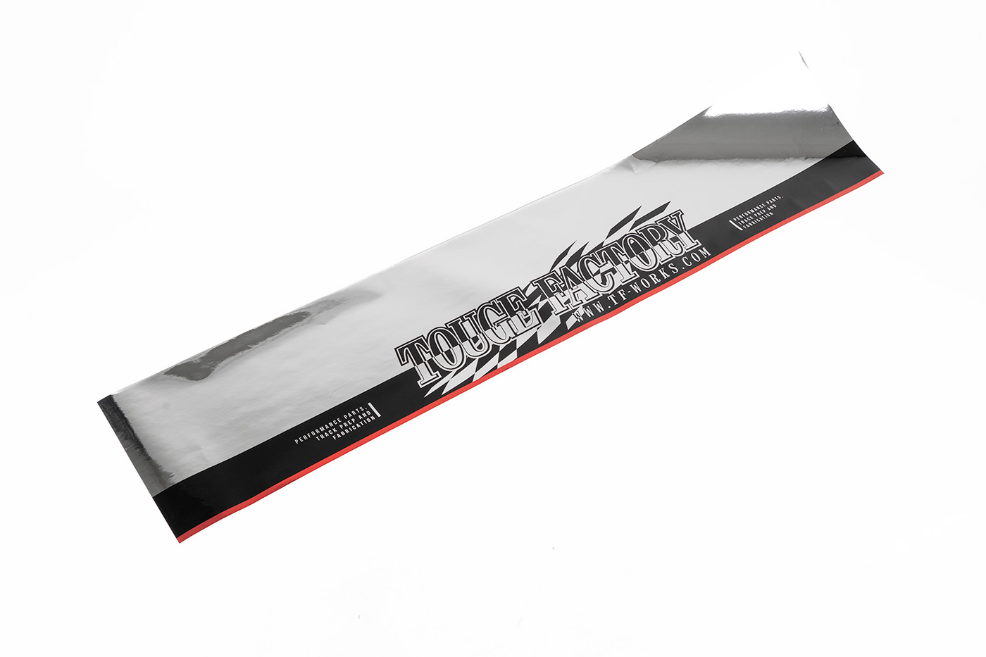 TF-Works / Touge Factory Windshield Banners - Chrome - Touge Factory