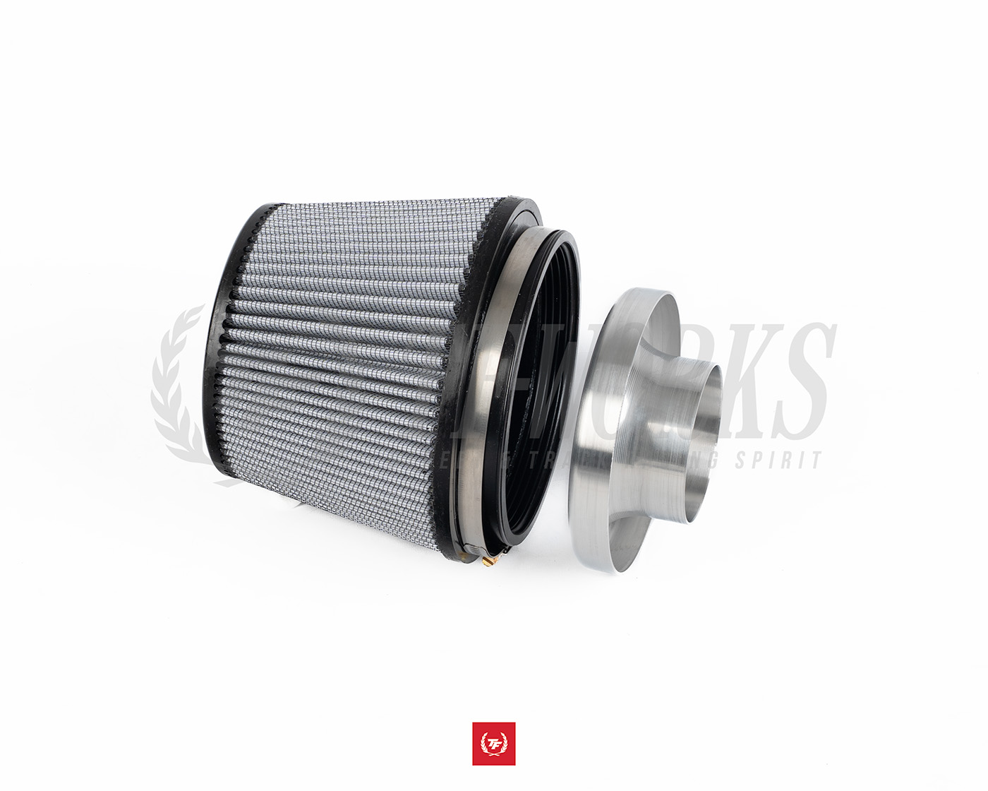 Aluminum 4" Inlet Velocity Stack with AFE MagnumFlow Dry Air Filter ...