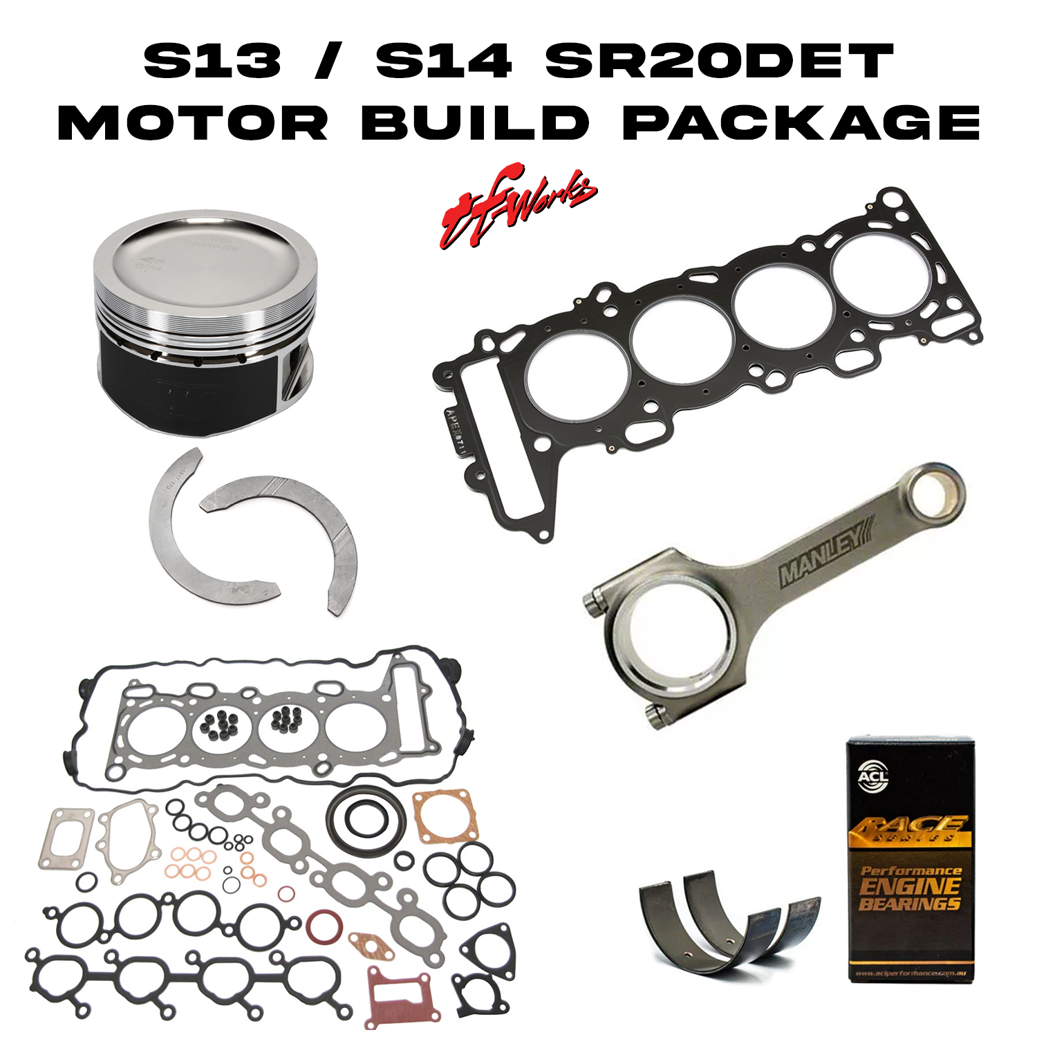 S14 SR20DET Motor Build Package