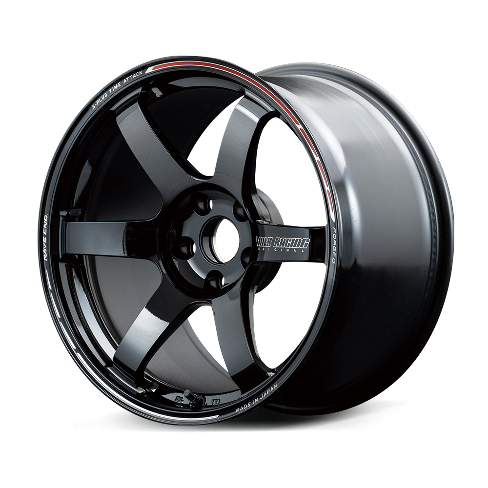 TE37 SAGA S-PLUS TIME ATTACK 18X9.5 +38 5-120 BLACK / REDOT