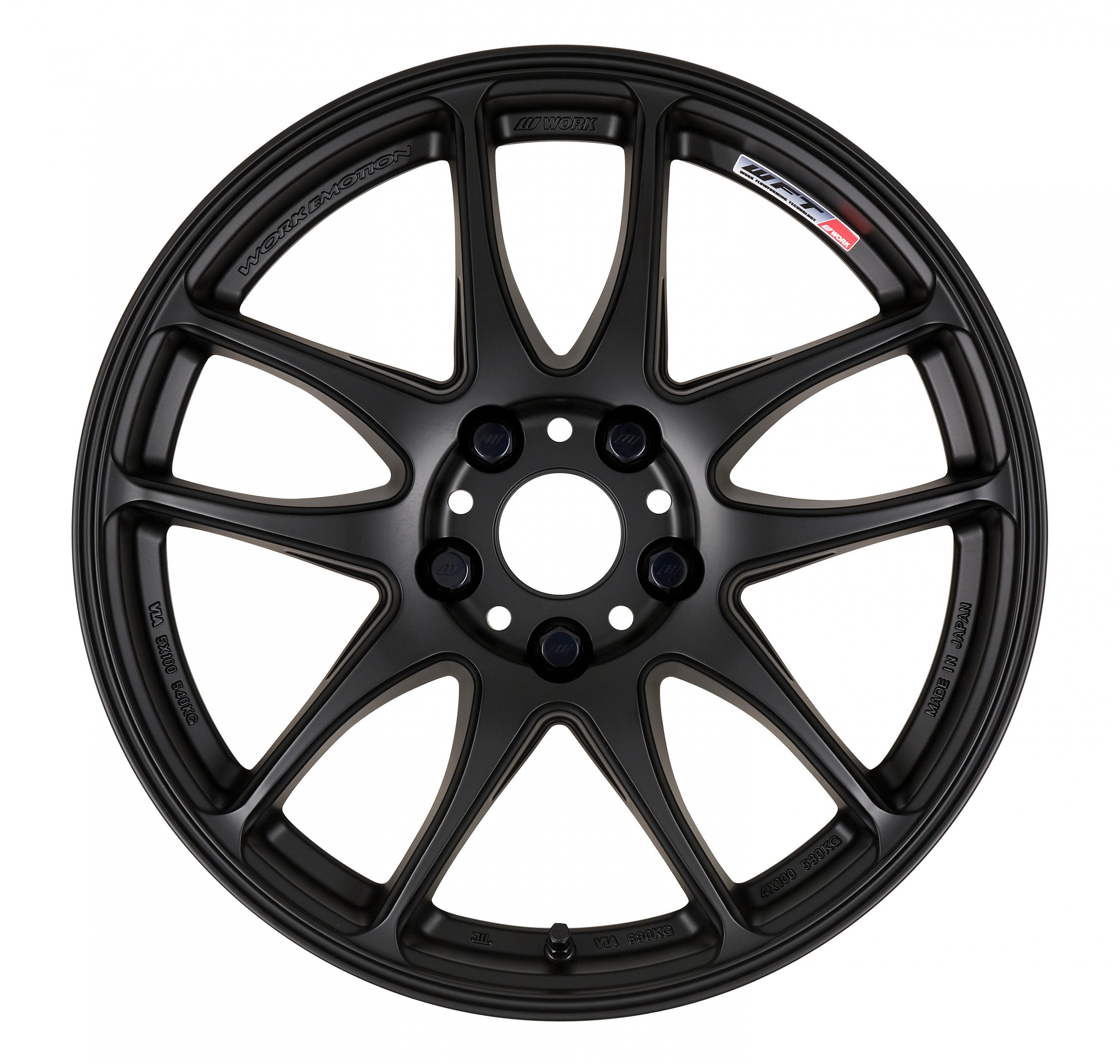 WORK EMOTION CR Kiwami 18 x 9.5 +20 5x114.3 Matte Black