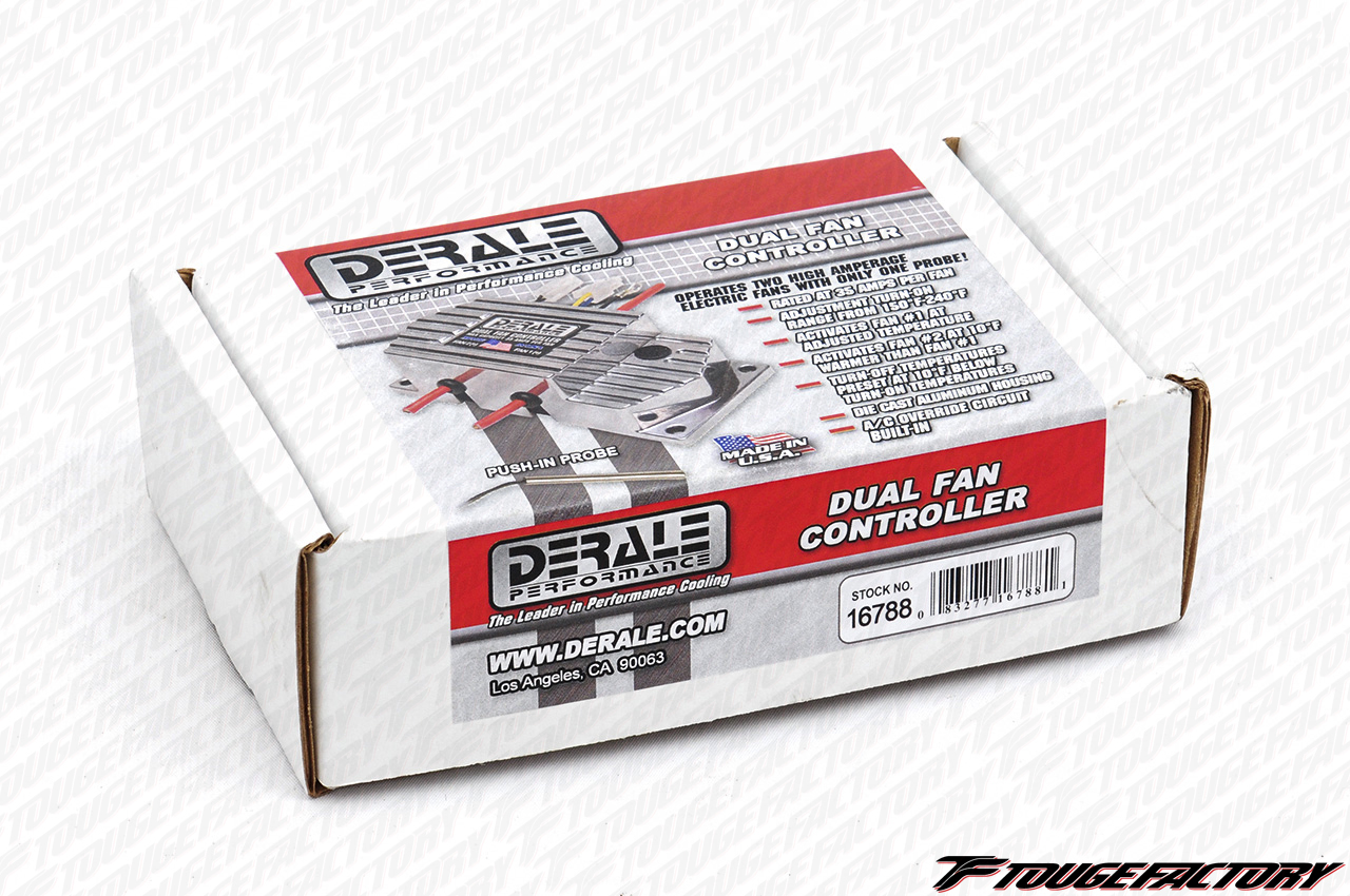 Derale Performance Dual Radiator Fan Controller - Push In Probe - Touge ...