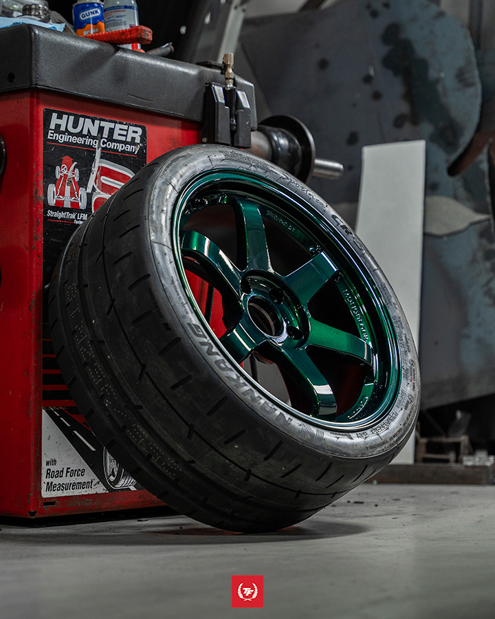 Volk Racing TE37SL in Racing Green - Touge Factory