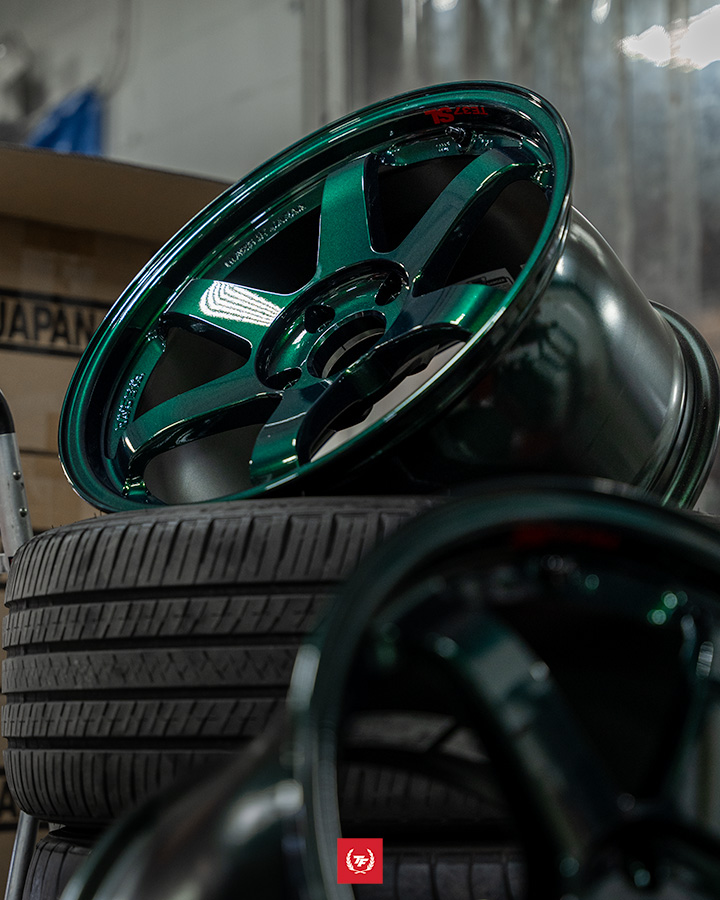 Volk Racing TE37SL in Racing Green - Touge Factory