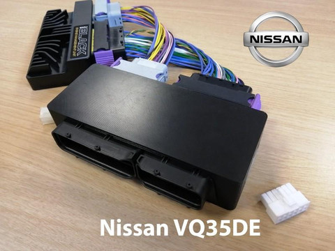 ECUMaster Pnp Harness for Nissan 350Z 03-04 VQ35DE - EMU Black (MT)