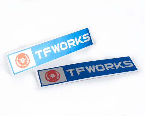 TF-Works Retro Nissan Sticker - 8 x 1.25" - TF Works / Touge Factory