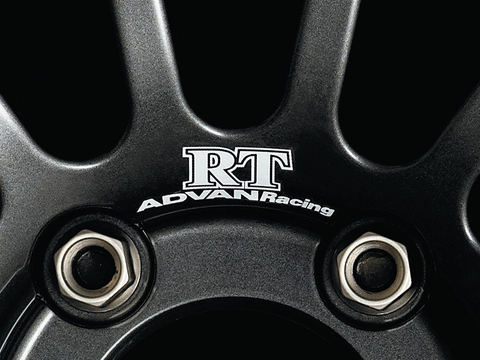 Advan RT Spoke Sticker (White) - 2 Pack - Touge Factory