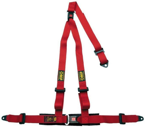 OMP 3 Point Harness - Black - Touge Factory