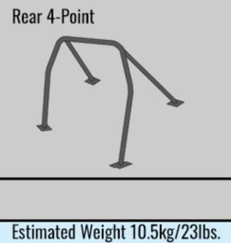 Cusco D1 Chromoly 2-Passenger 4-Point Roll Cage Nissan Skyline R32 w ...