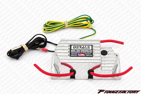 Derale Performance Dual Radiator Fan Controller - Push In Probe - Touge ...