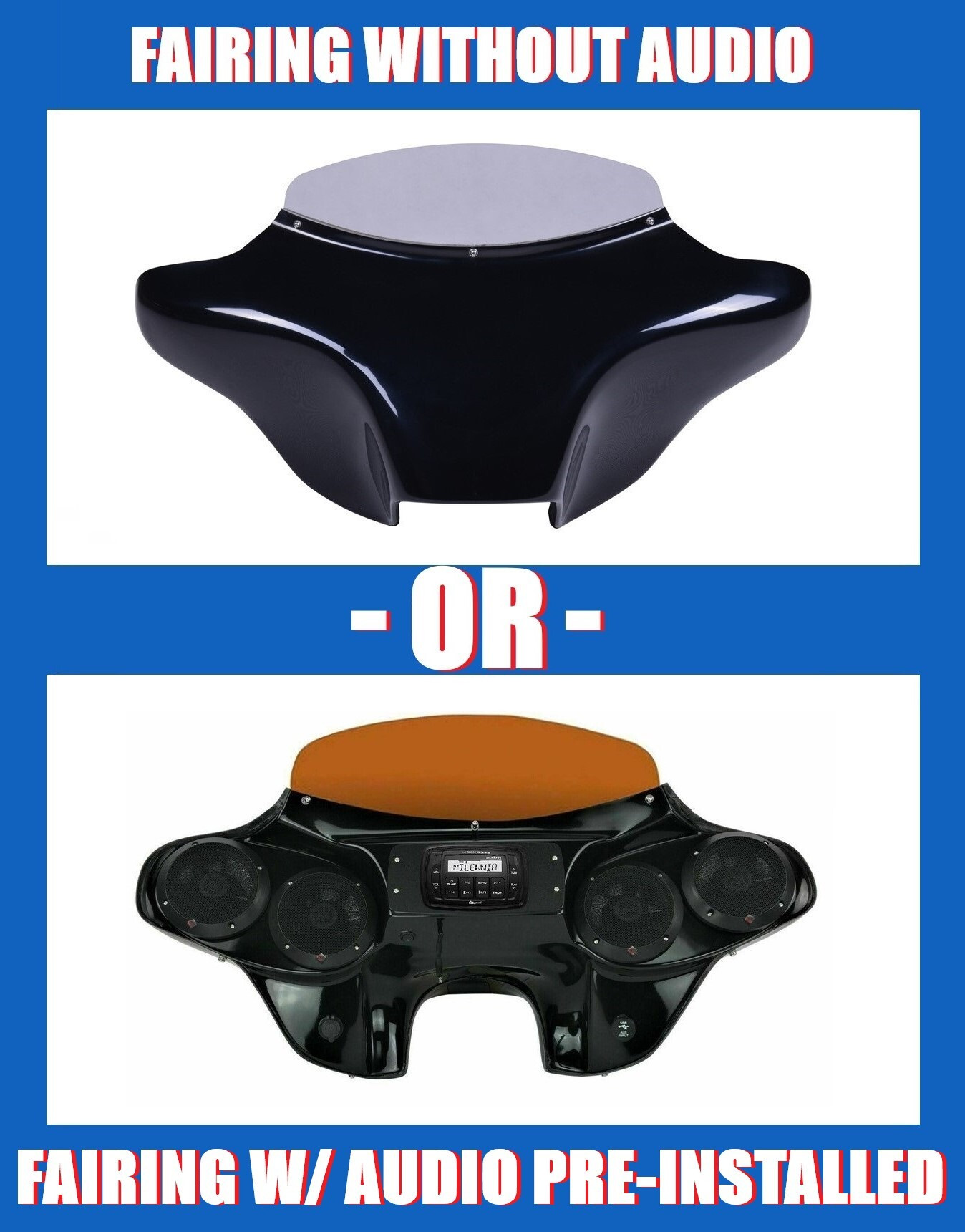 Fat Boy S Batwing Fairing | The USA Trailer Store
