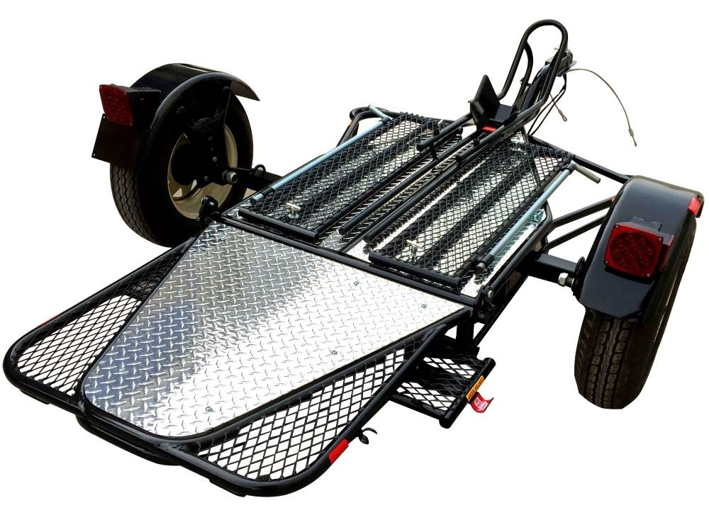 Alpha Sport Folding Motorcycle Trailer | The USA Trailer Store