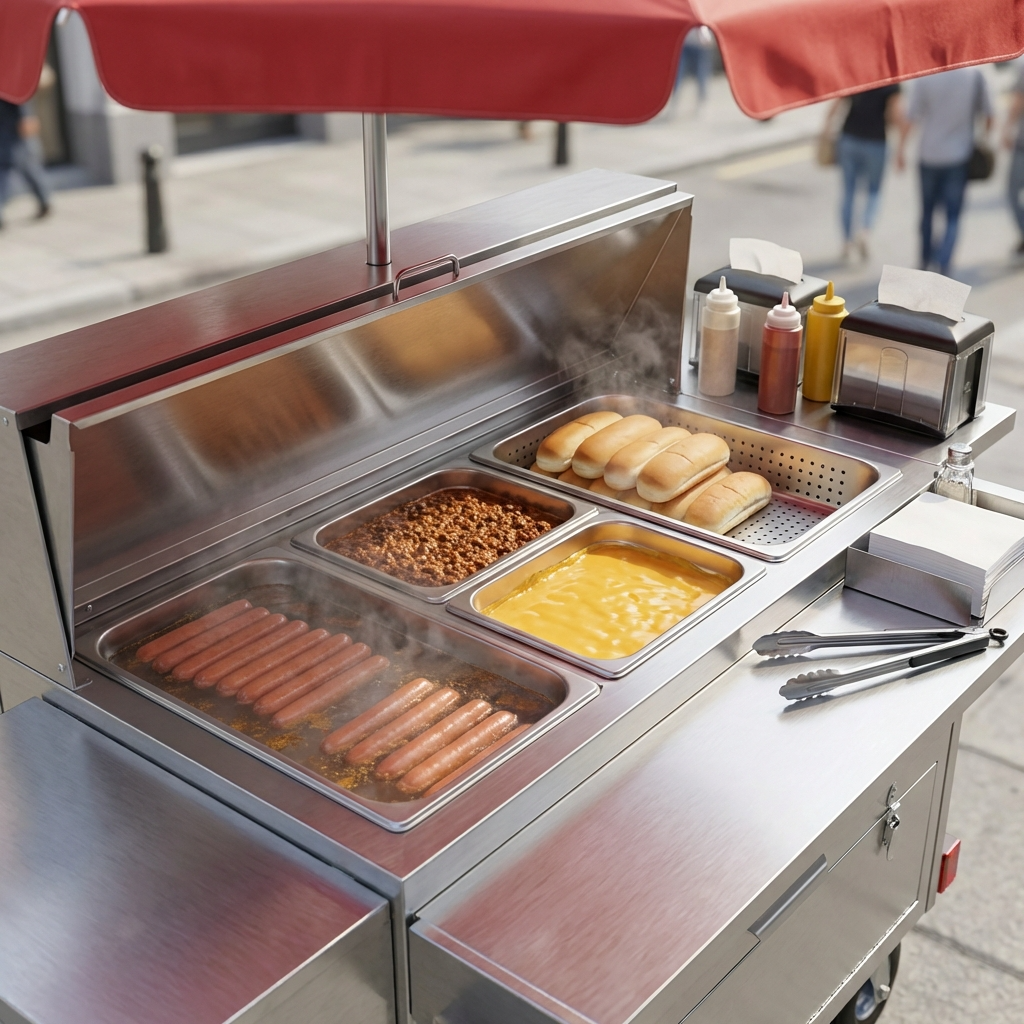 The Ultimate Hot Dog Cart Setup Guide: Mastering Pans, Heat, and Flavor ...