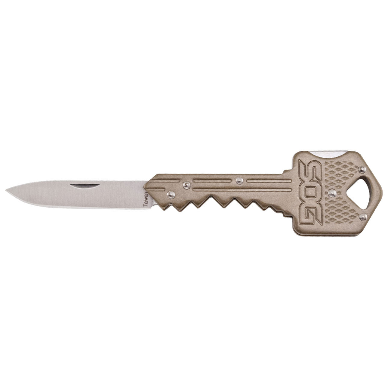Key Knife - Brass | Daily Carry Folding Knife