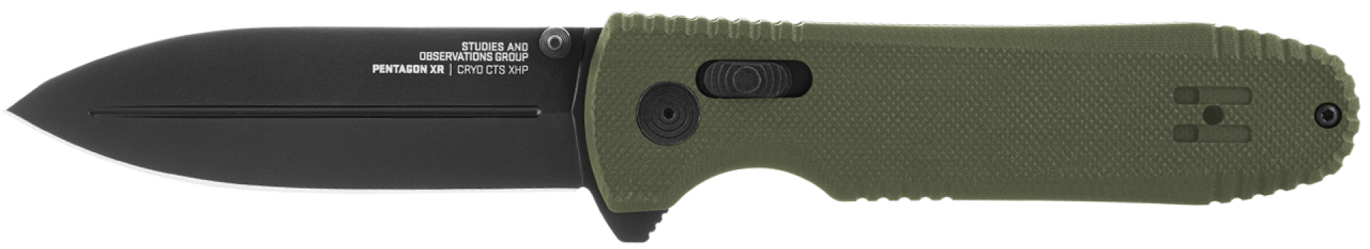 Pentagon XR - OD Green | Professional Use Folding Knife
