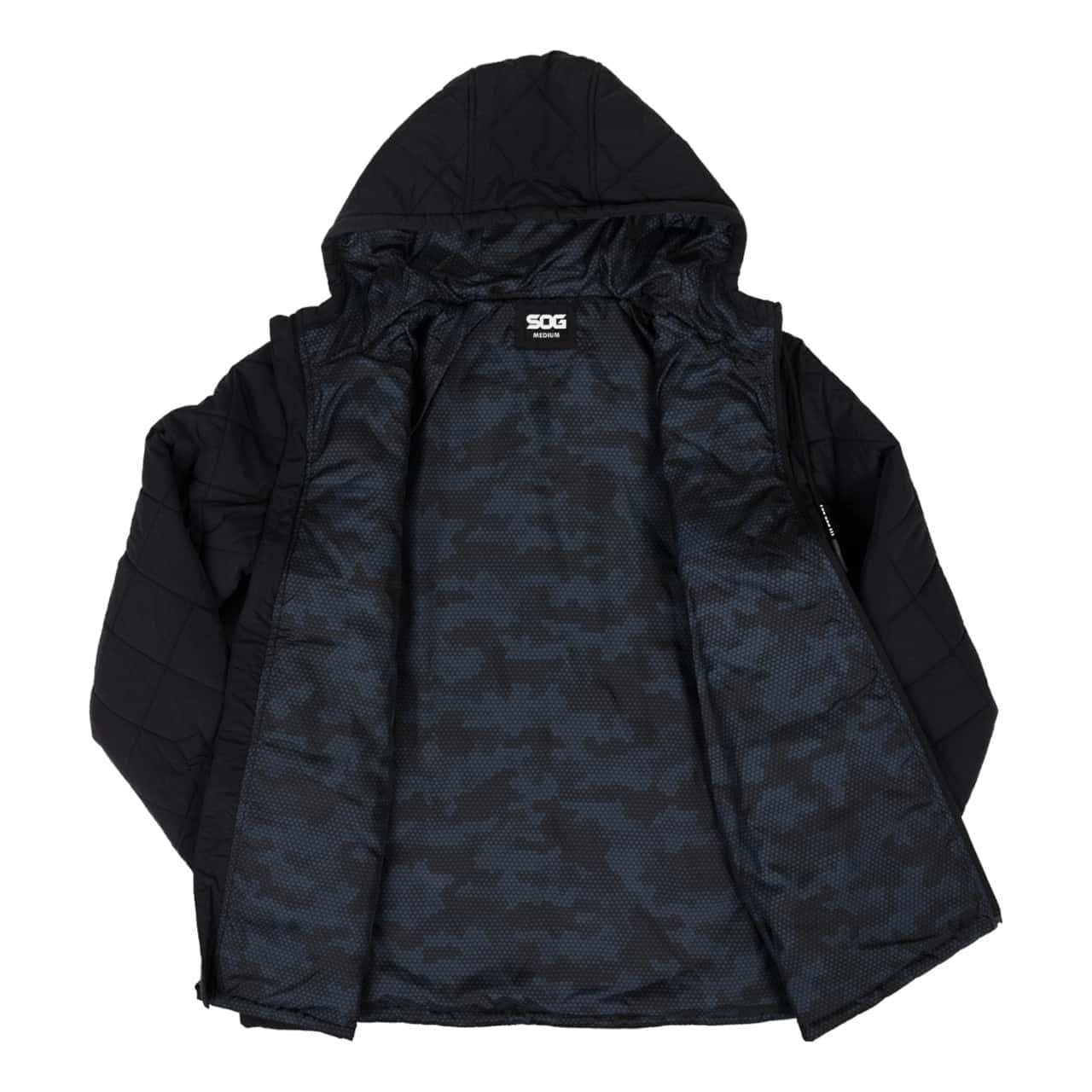 Matte Hooded Puff Jacket | Apparel