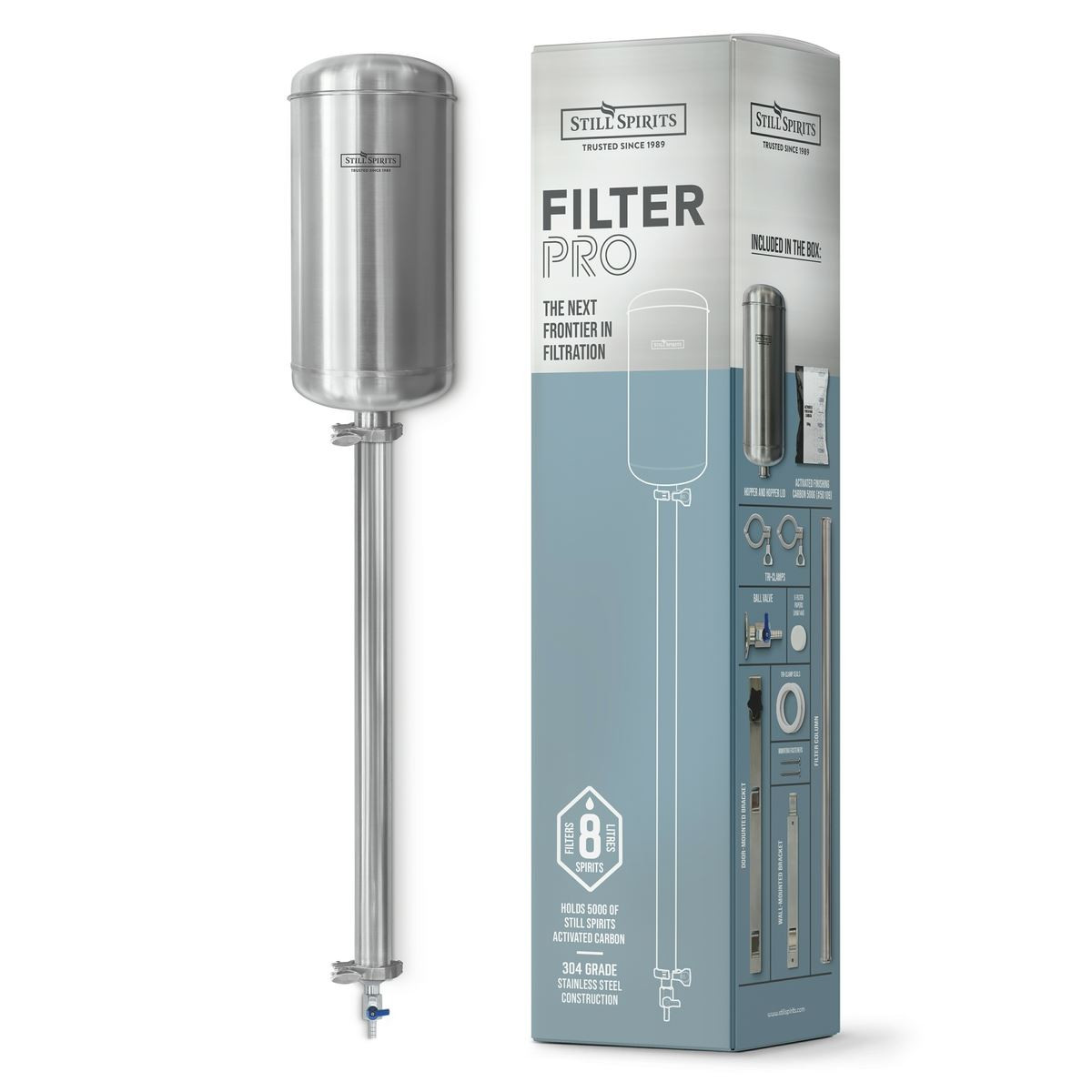 Still Spirits Filter Pro Complete including Carbon 8L Spirit Filter System