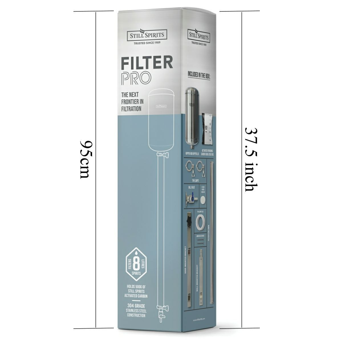 Still Spirits Filter Pro Complete including Carbon 8L Spirit Filter System