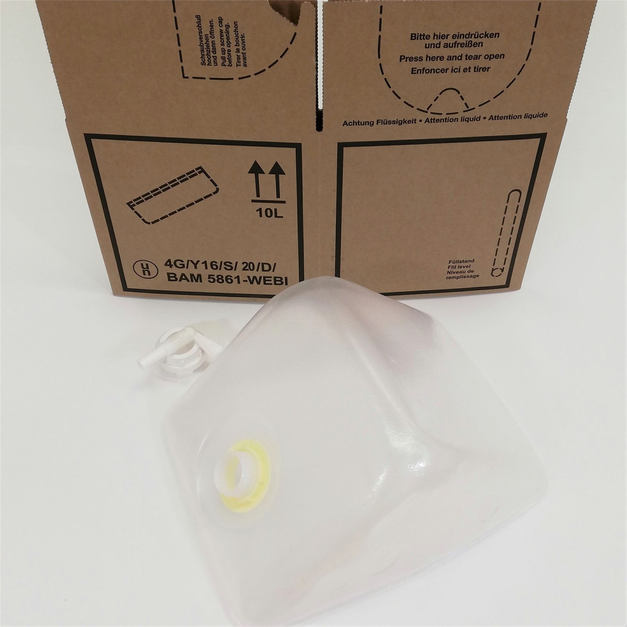 10L Polypin Beer Dispensing Bag 18 Pints Minipin with Box Seal Cap and Tap