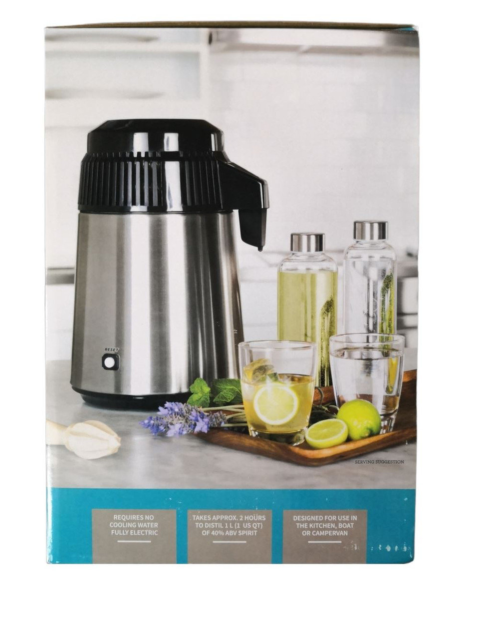 Air Still Smart Still 4L Water Distiller UK Plug Vodka Maker, Vodka Machine