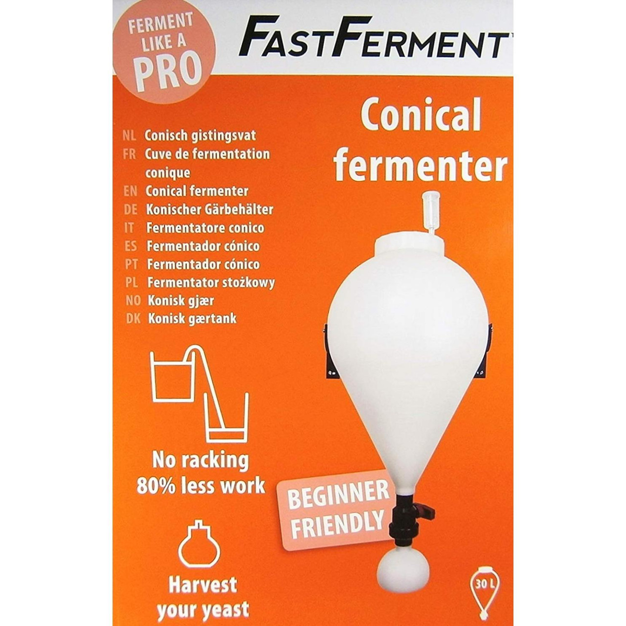 FastFerment Conical Fermenter Kit 30L 7.9 Gallon Beer Brewing Wine Cider Making - 24 7 HomeBrew